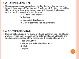 FUNCTION AND IMPORTANCE OF HRM | PPTX