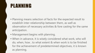 FunctionS of management | PPT