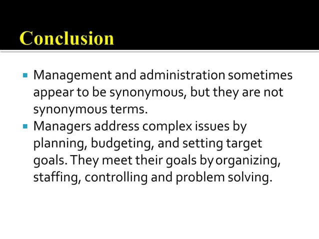 Functions of Administration and Management | PPTX
