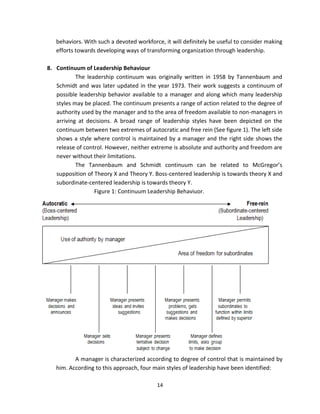 Function of management leadership | DOCX | Executive Leadership ...