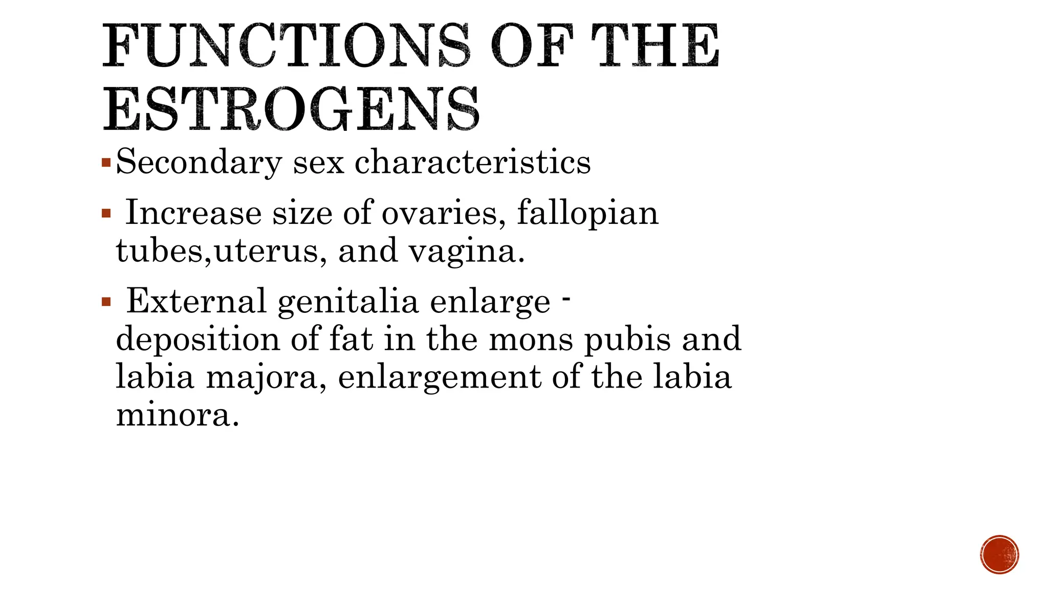 Function of ovarian hormones a report ppt | PPTX