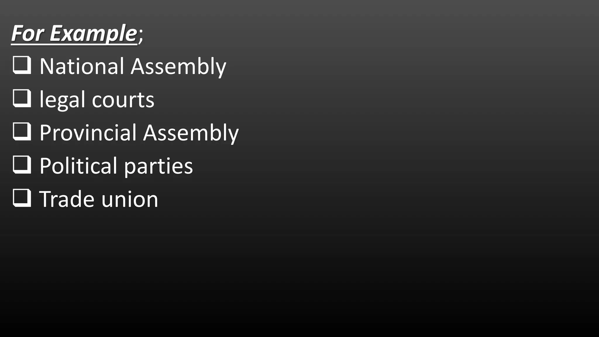 Function of political institution | PPTX