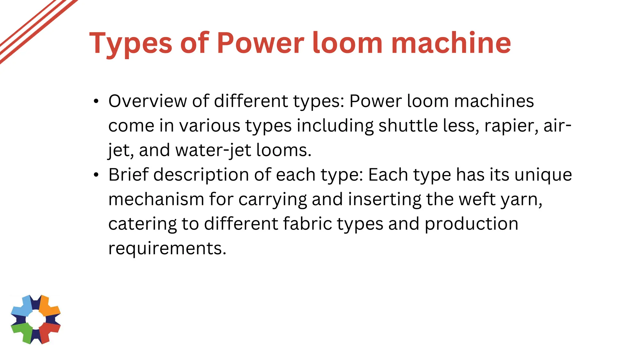 Function of power loom machine | PPTX