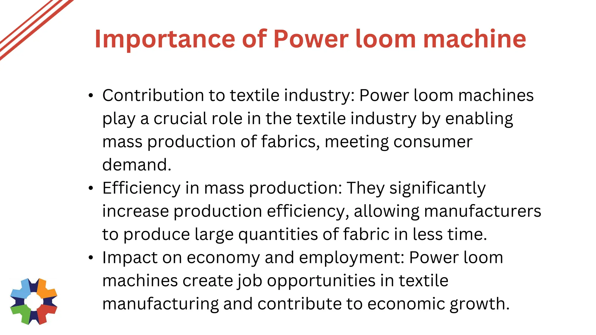 Function of power loom machine | PPTX