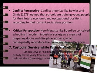 Function of schools | PPTX