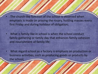 Function of schools | PPTX