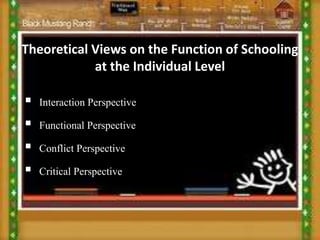 Function of schools | PPTX