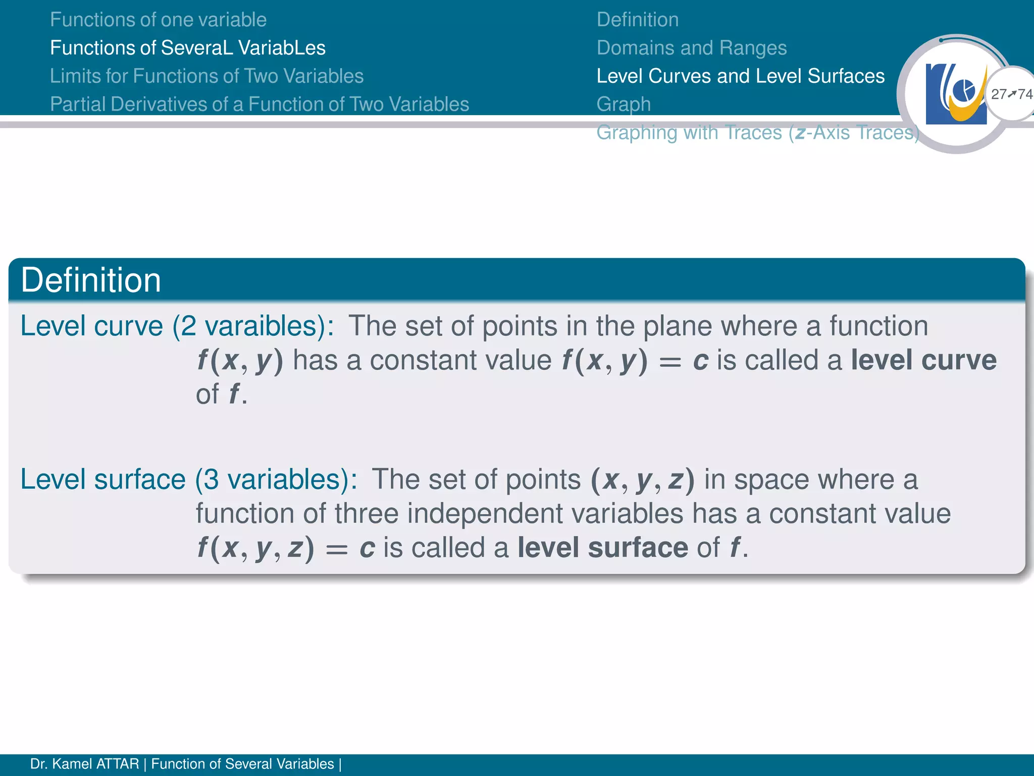Function Of Several Variables Pdf Programming Languages Computing