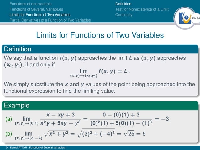 Function of several variables | PDF | Programming Languages | Computing