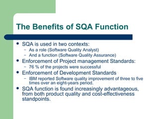 Function of software quality assurance lecture 2 | PPT