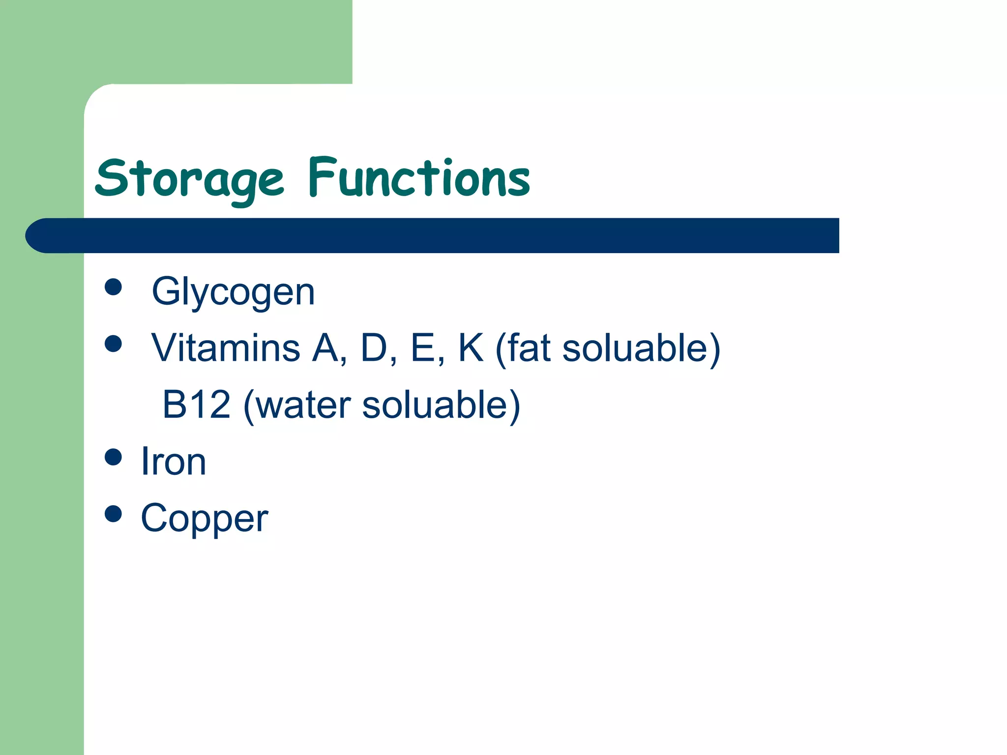 Function of the liver | PPT