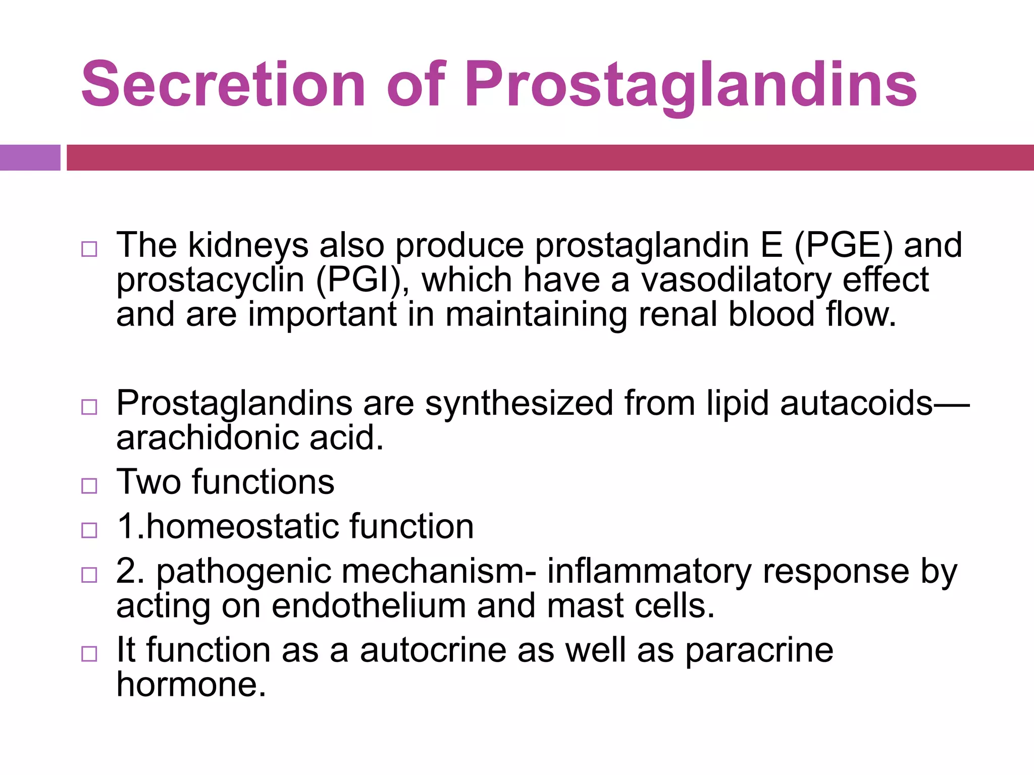 Function/physiology of genitourinary system | PPTX