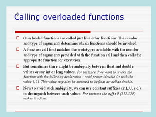 Function Overlaoding | PPT