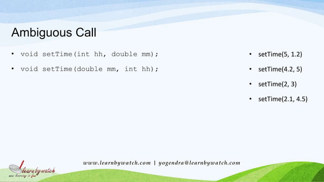 Function overloading in c++ | PPTX | Programming Languages | Computing