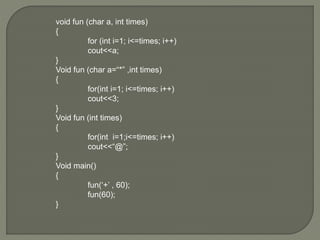 Function overloading | PPTX | Programming Languages | Computing
