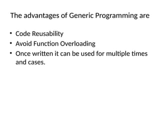 Function Overloading Call by value and call by reference | PPTX