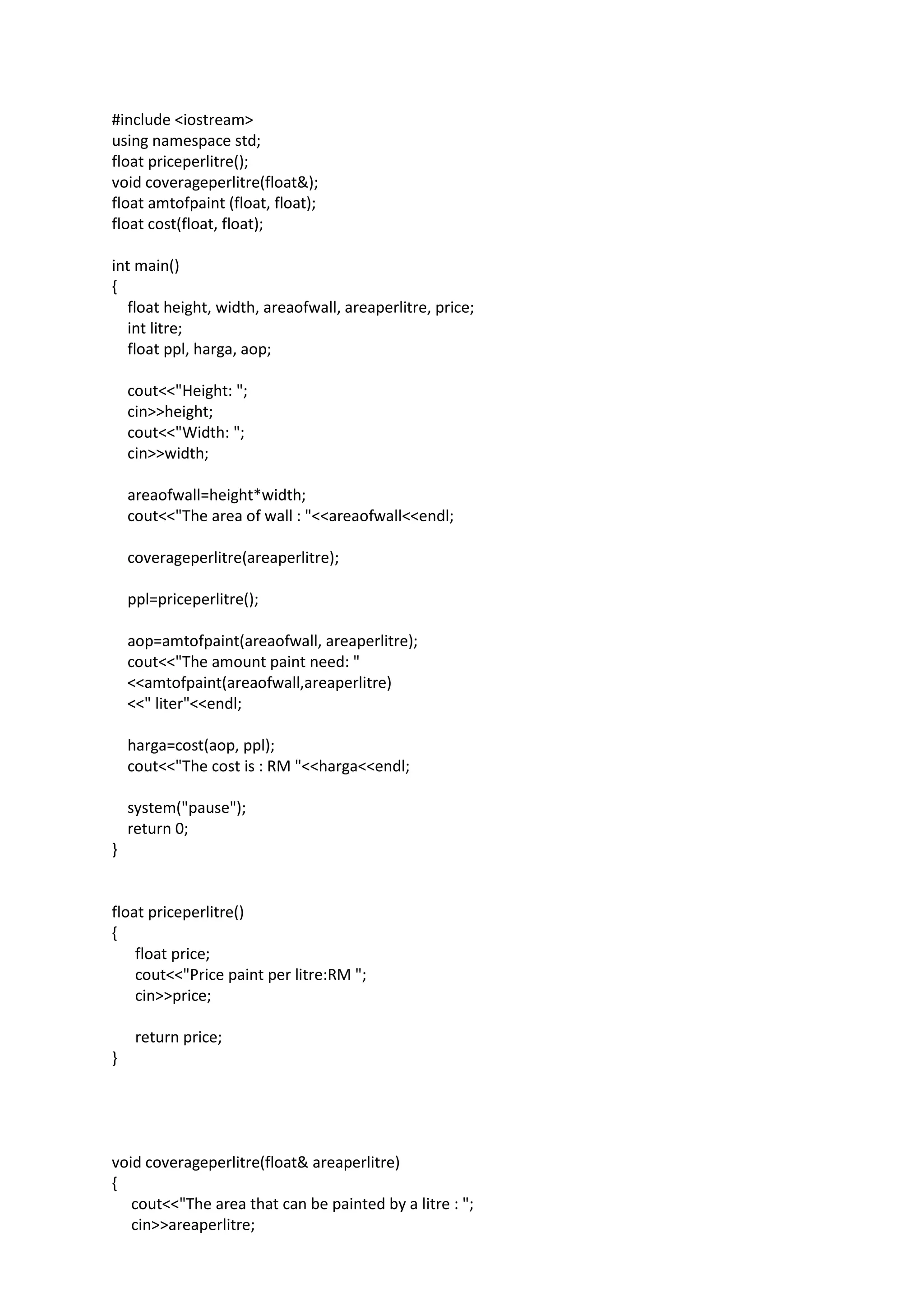 Function paint | DOCX