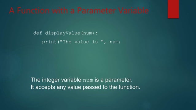 Function Parameters | PPT