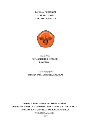 Function generator | DOCX