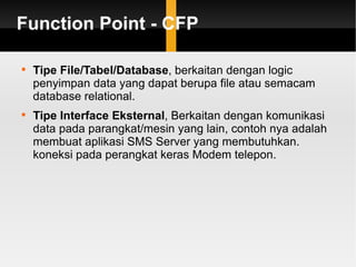 Software Measurement : Function Point | PPT