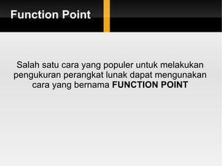 Software Measurement : Function Point | PPT