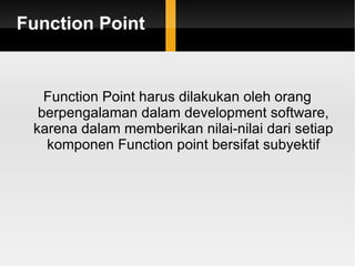 Software Measurement : Function Point | PPT