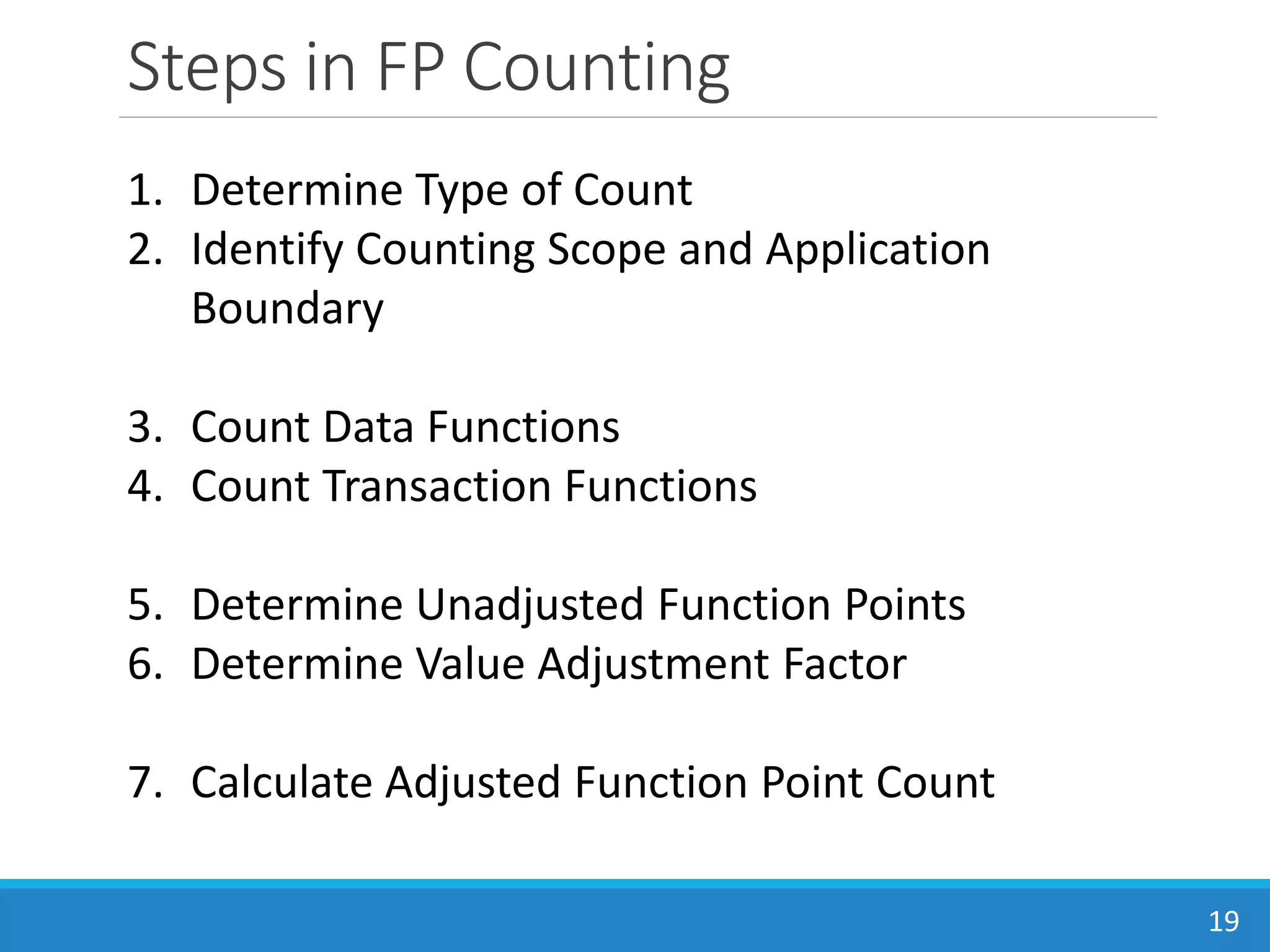 Function Point Analysis | PPTX