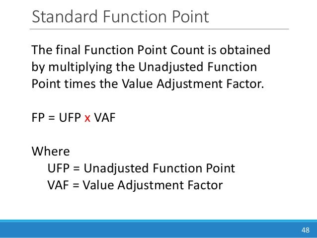 Function Point Analysis