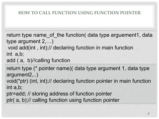 Function Pointer | PPTX
