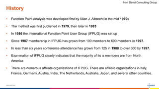 Overview of Function Points Analysis | PPT