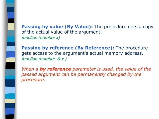 Function & procedure | PPT