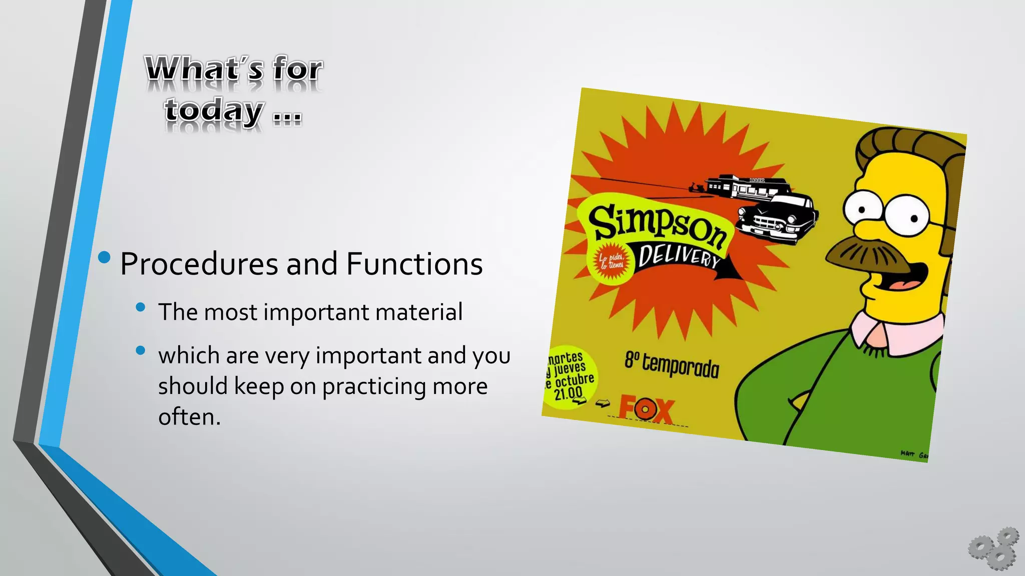 Function Procedure C6 C7 Ppt