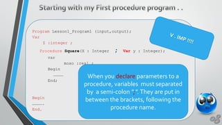 Function procedure c6 c7 | PPT