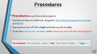 Function procedure c6 c7 | PPT