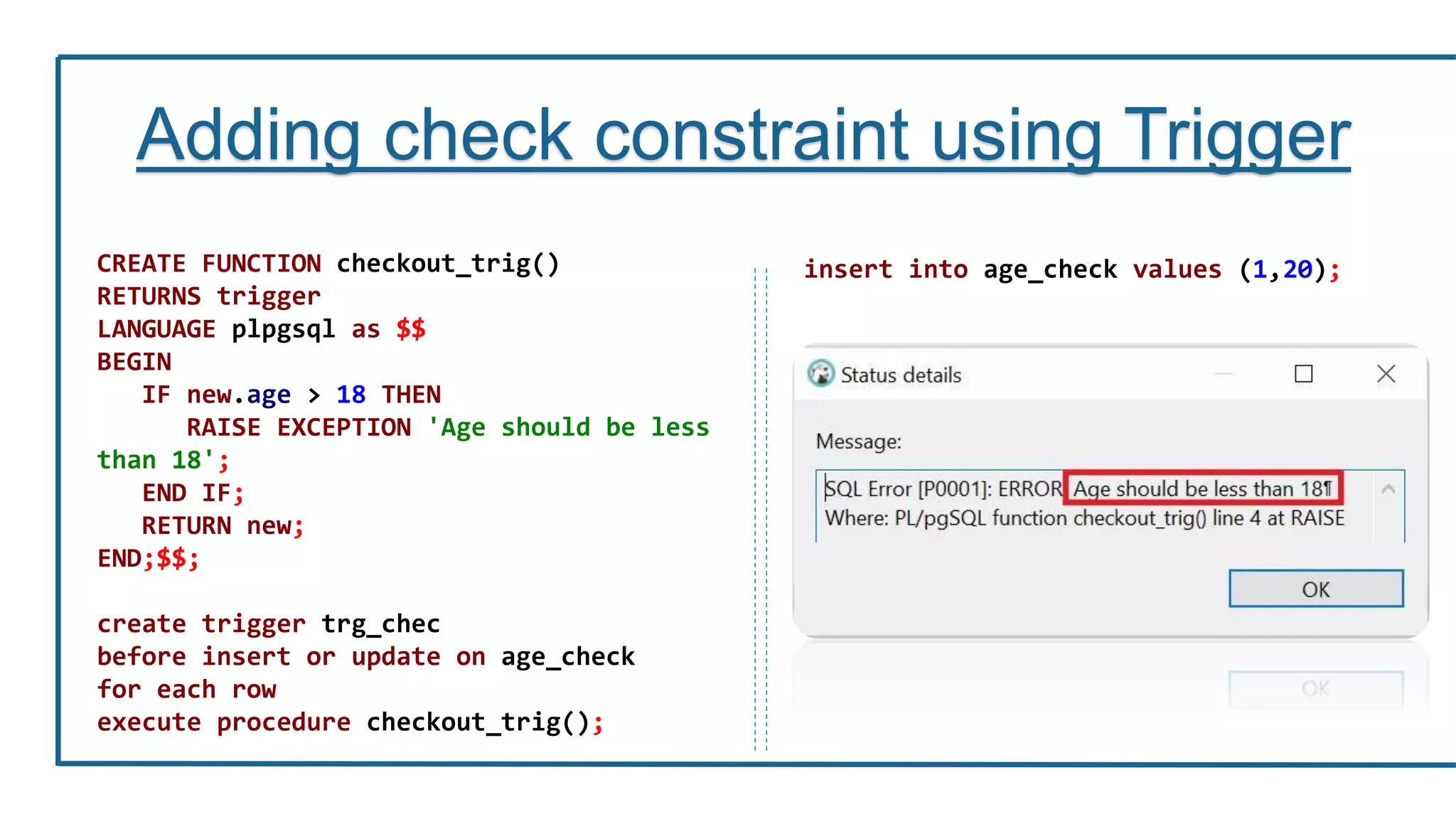 Function Procedure Trigger Partition.pdf | Databases | Computer Software and Applications