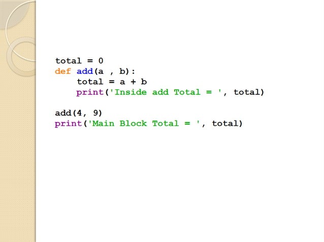Functions Programming in Python Language | PPTX