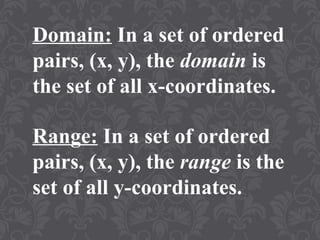 basic concepts of Functions | PPT