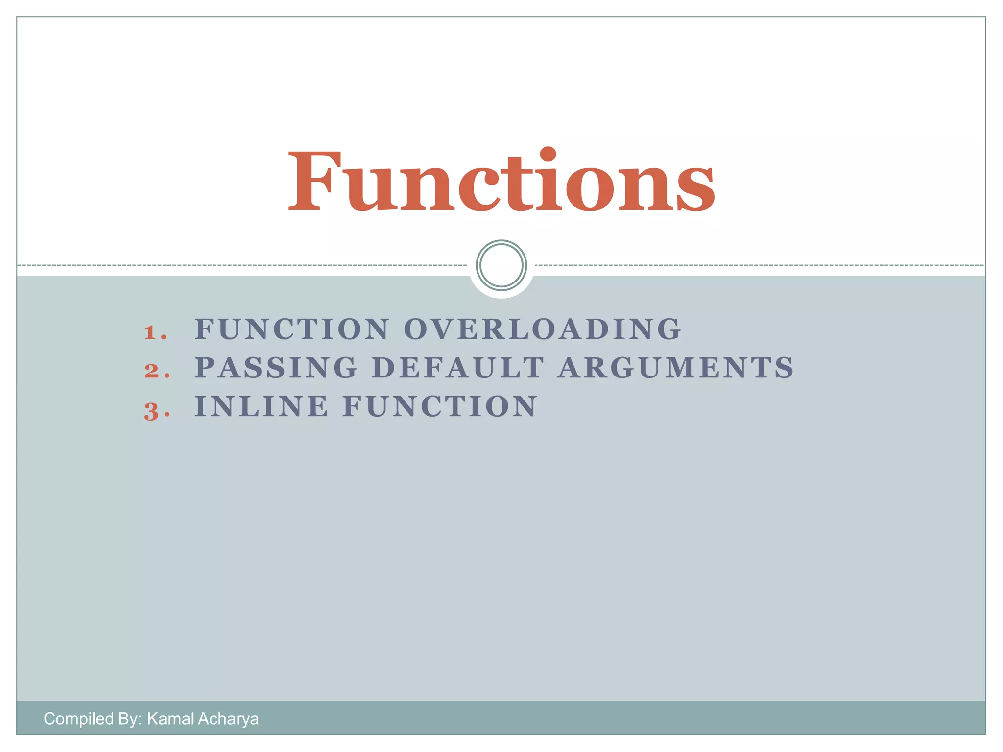 Functions | PDF