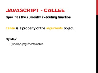 LinkedIn TBC JavaScript 100: Functions | PPT