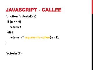 LinkedIn TBC JavaScript 100: Functions | PPTX