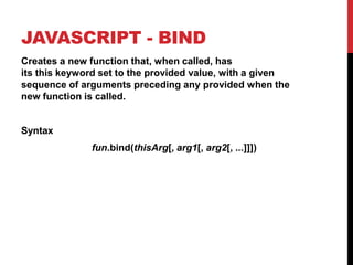 LinkedIn TBC JavaScript 100: Functions | PPT