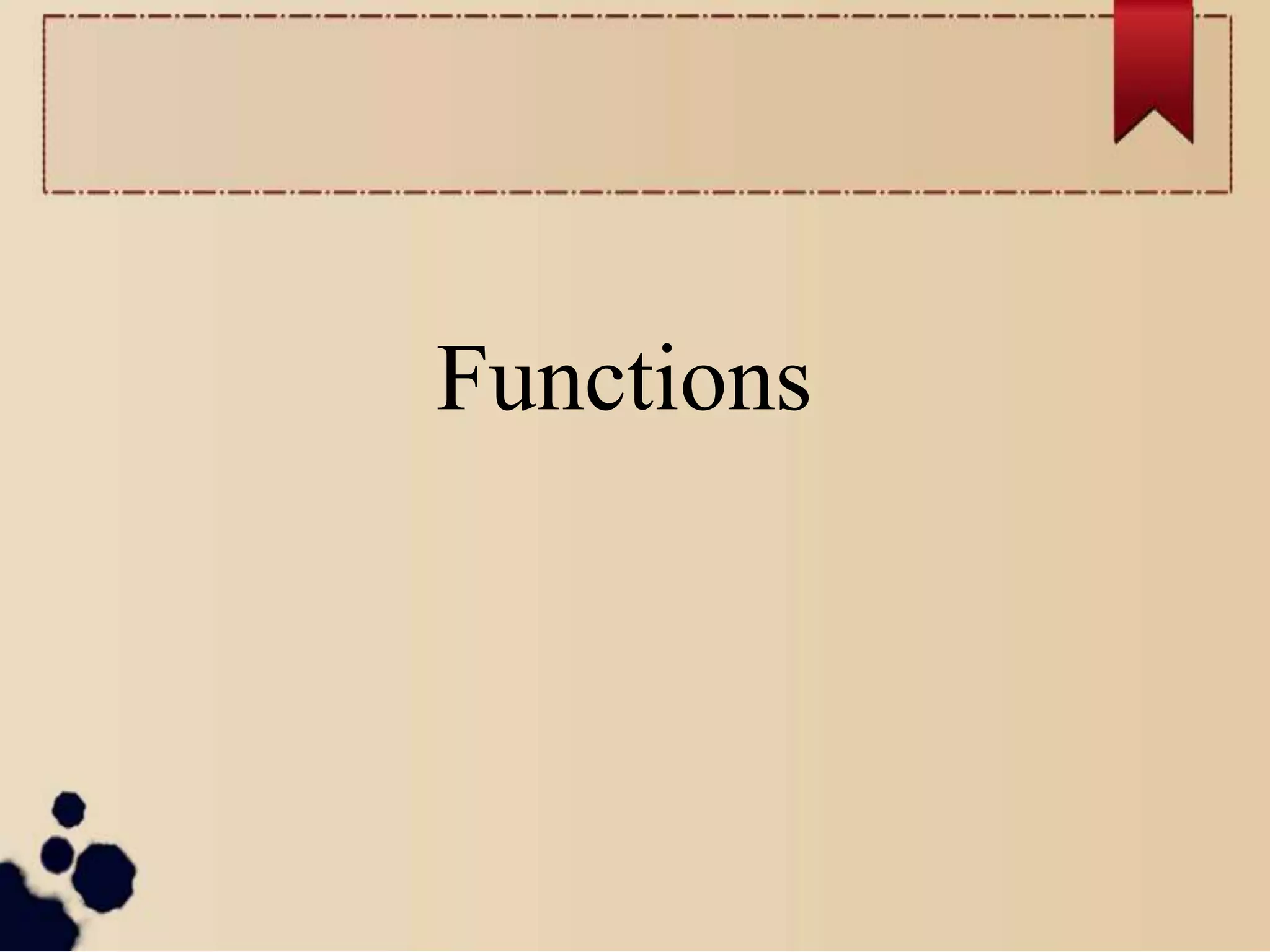 Functions qt pgdm | PPT