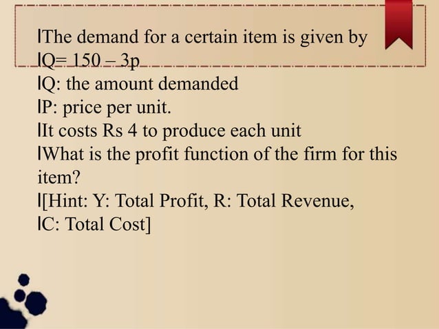 Functions qt pgdm | PPT