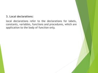 Functions | PPTX | Programming Languages | Computing