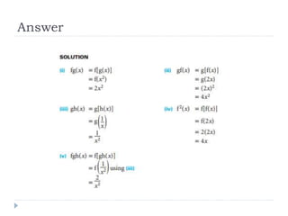 Pure Mathematics 1- Functions | PPTX