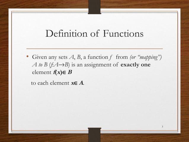 Functions in mathematics | PPT | Programming Languages | Computing