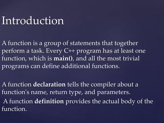 Functions | PPT