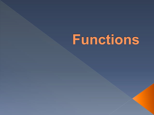 Functions Computer Programming And Utilization Ppt