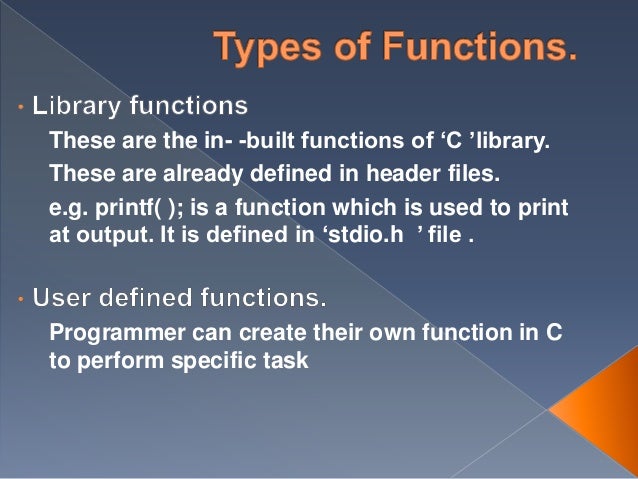 Functions Computer Programming And Utilization