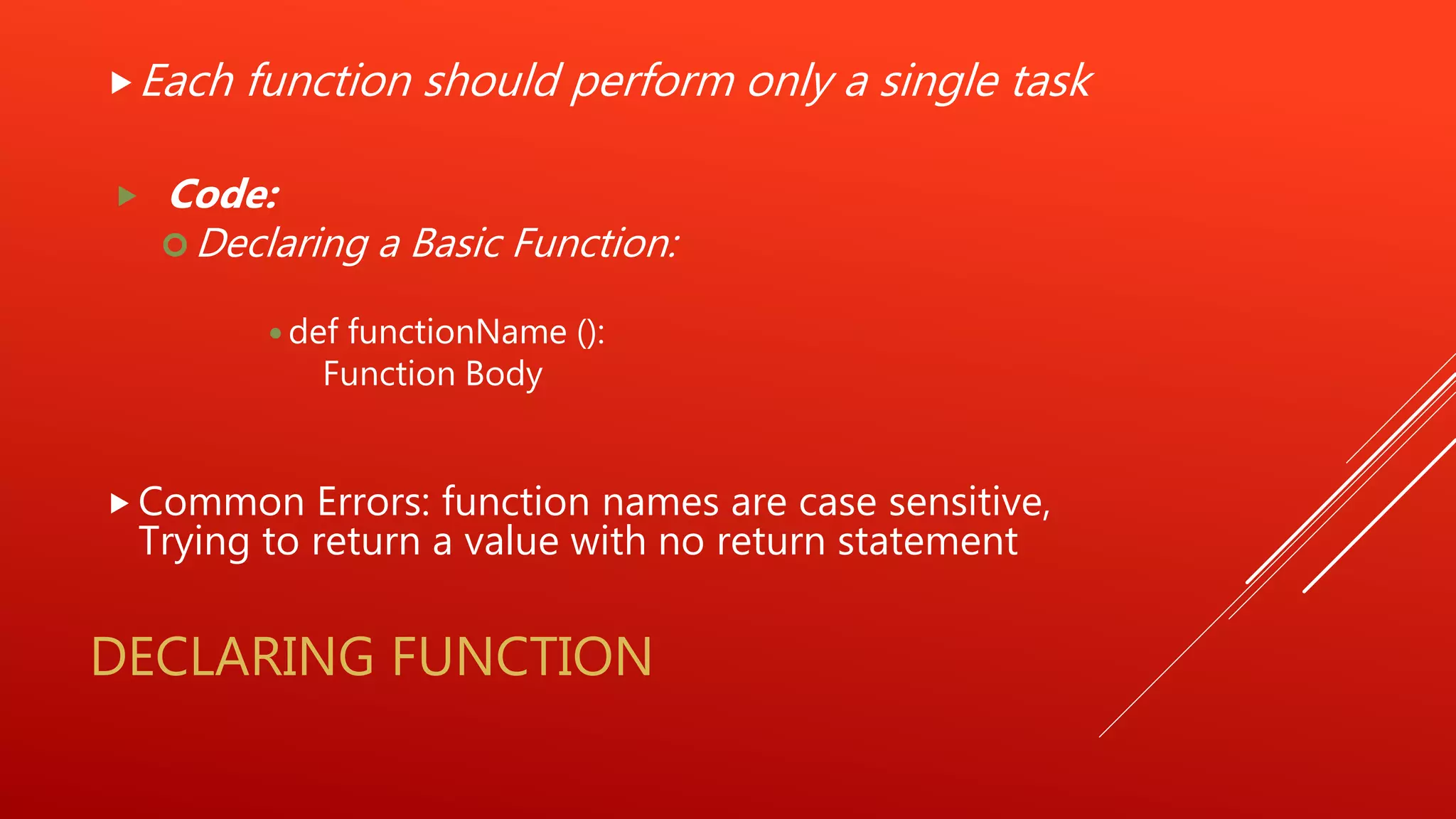 Intro to Functions | PPTX